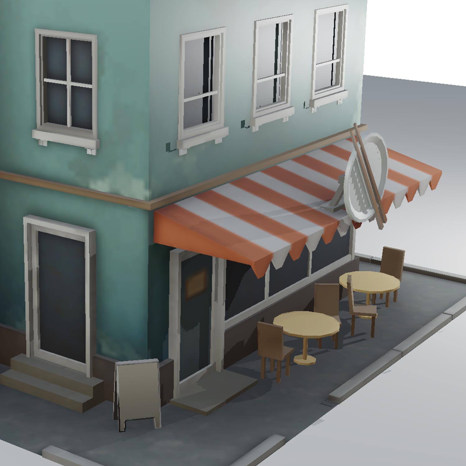 Stylized Building - WP3D